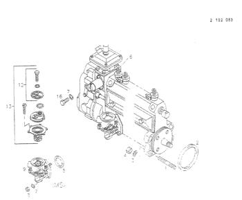 China 2192083 FUEL INJECT PUMP Kobelco parts WLK15 for sale