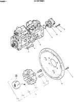 China 2437U400F2 PUMP Kobelco parts SK120LC, SK120, MD140C for sale