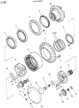 China 2425R210 BALL BEARING Kobelco parts SK220, SK250, K909LC, SK220LC, SK250LC, MD240BLC, MD240C for sale