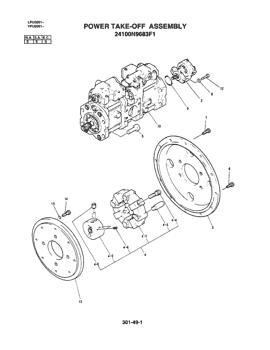 China 2437U509F2 PUMP Kobelco parts SK130, SK130LC for sale