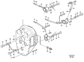 China VOE944364 O-ring Volvo.Heavy parts 4200, 4200B, 4300, 4300B, 4400, 4500, 4600, 4600B, 5350, 5350B, 616B/646, 6300, 861, A20, A20C, A20C VOLVO BM, A25 VOLVO BM, A25B, A25C, A25C VOLVO BM, A25D, A25E, A25F, A25F/G, A25G, A30 VOLVO BM, A3... for sale