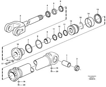 China VOE11709829 Sealing kit Volvo.Heavy parts L90E, L90F for sale
