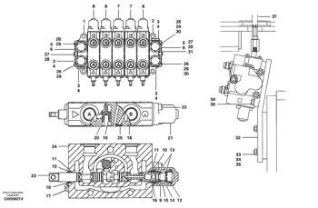 China CH81219 O-ring Volvo.Heavy parts G700 MODELS, G700B MODELS for sale