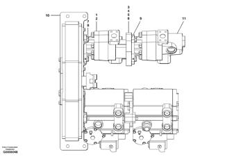China CH97804 O-ring Volvo.Heavy parts G700 MODELS for sale