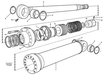 China VOE11702744 Sealing kit Volvo.Heavy parts EC340 for sale