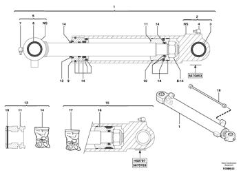 China PJ5950143 Sealing Volvo.Heavy parts EC15, EC15B for sale