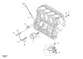 China SA1195-30030 Oil Filter Volvo.Heavy parts for sale