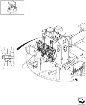 China PX30V00041F2 CONTROL VALVE Kobelco parts SK30SR-3, 35SR-5 PX15-20658, 30SR, SK35SR-3 for sale