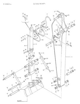 China 2413P9694 TUBE Kobelco parts K912A for sale