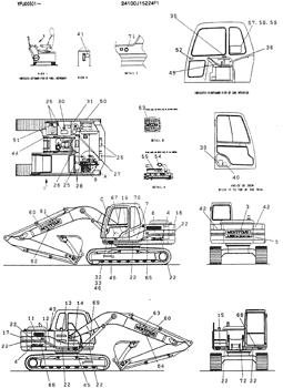 China 2432T4925 LABEL Kobelco parts SK250, SK200, SK250LC, MD200C, MD140C, SK250NLC, SK270LC, SK200LC, MD240C, SK300, SK300LC, SK220, SK100, SK330, SK220LC, SK330LC, SK120, SK400, SK400LC, SK300-2, SK120LC, SK300LC-2, SK150LC for sale