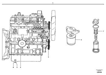 China PJ7413694 Oil Filter Volvo.Heavy parts EC50, EC50VV, EW50, EW50VV for sale