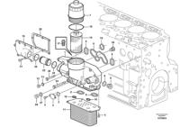 China VOE11708551 Oil filter Volvo.Heavy parts EC160B, EC180B, EC210B, EW145B for sale