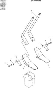 China 2406P5062 CONTROL LEVER Kobelco parts SK200LC, SK120, SK220LC, SK120LC, SK60, SK220, SK100 for sale