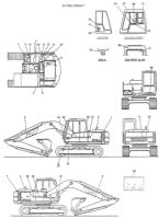 China 24100J10054F1 LABEL Kobelco parts K905LC for sale