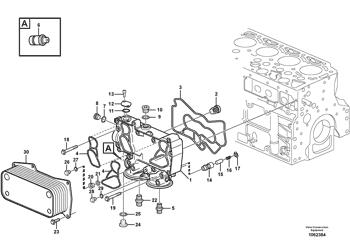 China VOE21695997 Oil cooler Volvo.Heavy parts DD110B, DD120B, DD120C, DD140B, DD140C, EC140D, EC160D, EC160E, EC170D, EC180D, EC180E, ECR145D, ECR145E, EW140D, L45G, L45H, L50G, L50H, P4820D, SD115, SD115B/SD135B, SD135, SD160B for sale