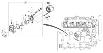 China PJ7417596 Oil Pump Volvo.Heavy parts EC45 for sale