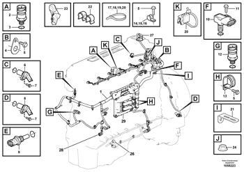 China VOE22329559 Sensor Volvo.Heavy parts EC140D, EC140E, EC160E, EC180E, EC220E, EC350E, EC380EHR, EC480EHR, EC750D, ECR145E, ECR235E, EW140E, EW160E, EW180E, EWR150E, G900C, L110G, L120G, L150H, L60H, L70H, L90H, SD115B/SD135B for sale