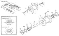 China PE64D00005F1 ROLLER, TRACK Kobelco parts 17SR-3, SK17SR-3, SK13SR for sale