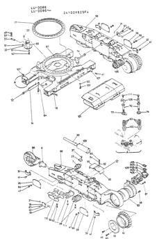 China 24100J1848F8 ROLLER ASSY P. 206-01 Kobelco parts K935 for sale