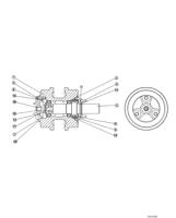 China 24100N10084S001 Roller Kobelco parts ED190LC-6E, ED195-8 for sale