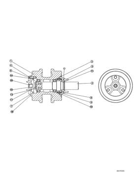 China 24100N10084S001 Roller Kobelco parts ED190LC-6E, ED195-8 for sale