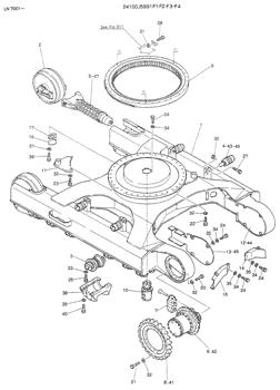 China 24100N2961F1 ROLLER ASSY SEE FIGURE 06-005, Serial Range: LN7001--LN7180 Kobelco parts for sale