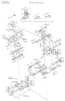 China 2406N1037 LINK,BUCKET Kobelco parts K916, K916LC, MD400LC for sale