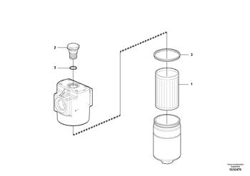 China VOE15022975 Filter cartridge Volvo.Heavy parts MC110B, MC60B, MC70B, MC80B, MC90B for sale