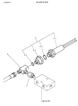 China 24100P1818F2 SWITCH ASSY,PRESSURE(FOR NORTH EUROPE) Kobelco parts K903 for sale