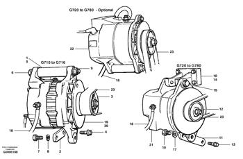 China CH61066 Alternator Volvo.Heavy parts G700 MODELS for sale