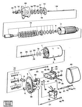 China VOE4772059 Starter motor Volvo.Heavy parts A20, A20C, A20C VOLVO BM, A25B, A25C, A25C VOLVO BM, L120, L90 for sale