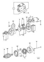China PJ7412897 Starter Motor Volvo.Heavy parts EC13, EC14, EC15, EC15B, EC20, EC20B for sale