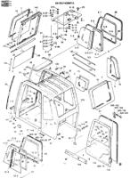 China 2427R1161 GLASS Kobelco parts SK200, SK60, MD200C, MD140C, SK200LC, MD240C, SK220, SK100, SK220LC, SK120, SK300, SK300-2, SK300LC, SK120LC, SK300LC-2, SK400, SK400LC, SK150LC for sale