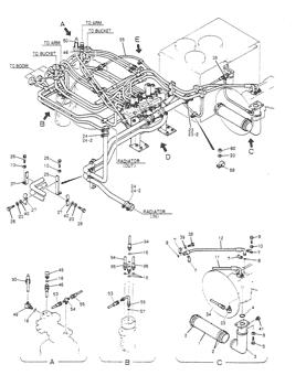 China 2432T1212 CLAMP Kobelco parts SK300, MD300LC, K912, MD320BLC, K912A, SK300LC, K912LC, SK330, K914, SK330LC, SK300-2, SK300LC-2 for sale