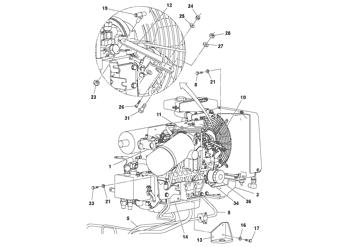 China RM54567516 Starter motor Volvo.Heavy parts CR24/CR30 for sale