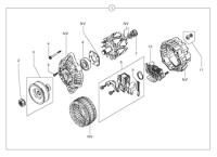 China PJ7417082 Alternator Volvo.Heavy parts EC15, EC20 for sale