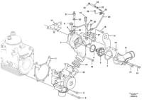 China VOE21733610 Water pump Volvo.Heavy parts EC250D, EC250E, EC300D, EC300E, EC350D, G900B, G900C, L110G, L110H, L120G, L120H, P7110, P7110B, P7170, P7170B, P7820C ABG, P8820C ABG, PL3005D, PL3005E for sale