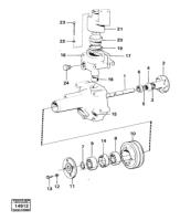 China VOE4804424 Water pump Volvo.Heavy parts 4200B, 4300, 4300B, 616B/646, 6300, EL70 VOLVO BM, L50, L70 for sale