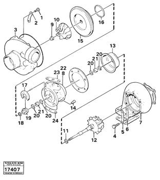 China VOE4881432 Turbocharger Volvo.Heavy parts 616B/646, 6300, EL70 VOLVO BM for sale