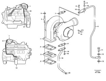 China VOE11032959 Turbocharger Volvo.Heavy parts EC200, EC200 ÅKERMAN, EC230B, EW200, EW200 ÅKERMAN, EW230B, EW230B ÅKERMAN for sale