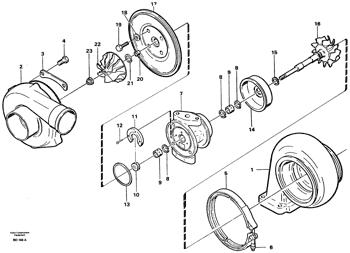 China VOE11043094 Turbocharger Volvo.Heavy parts A30 VOLVO BM for sale