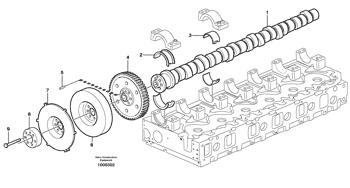 China VOE1677212 Bearing shell Volvo.Heavy parts A35D, A35E, A35E FS, EC330B, EC330C, EC360B, EC360C, EC360CHR, EC460B, EC460C, EC460CHR, L150F, L180F, L180F HL, L220F, PL4608, PL4611 for sale