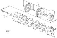 China VOE11104251 Compressor Volvo.Heavy parts A25D, A30D, A35D, A40D, L150E, L180E, L220E, L330E, T450D for sale