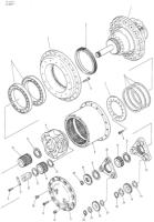 China 2425R167D1 BALL BEARING Kobelco parts K907CLC, K907C for sale