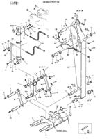 China 2411T1455 KIT,LABEL Kobelco parts K904, K904L, SK100 for sale