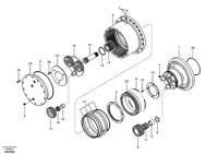 China VOE14505058 Bearing Volvo.Heavy parts EC55, EC55B, EC55C, EC60C for sale