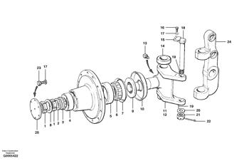 China CH30121 Bearing Race Volvo.Heavy parts G700 MODELS, G700B MODELS for sale