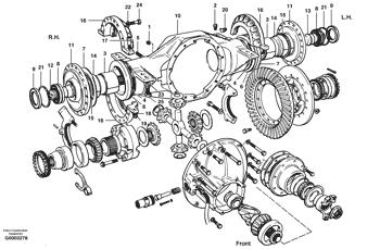China CH68236 Bearing Volvo.Heavy parts G700 MODELS, G700B MODELS for sale