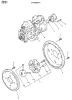 China 2437U509F1 PUMP Kobelco parts SK130, SK130LC, SK115DZ, SK120, SK120LC for sale