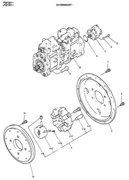 China 2437U509F1 PUMP Kobelco parts SK130, SK130LC, SK115DZ, SK120, SK120LC for sale
